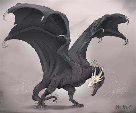 The Penumbra Wyvern Of Sciele Art By Me ⚔️🐰 Rworldbuilding