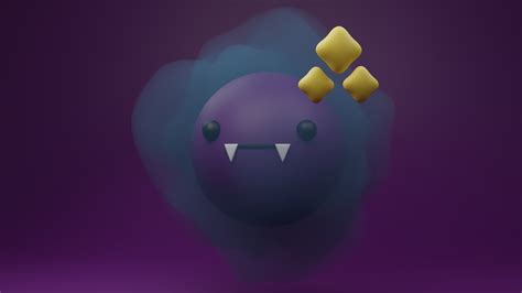 I Made A Render Of A Shiny Gastly R Pokemon
