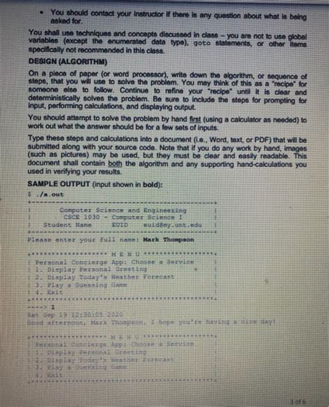 Solved Program Description You Have Been Tasked With