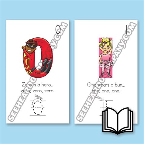 Number Neighborhood Wall Cards The Amazing Action Alphabet