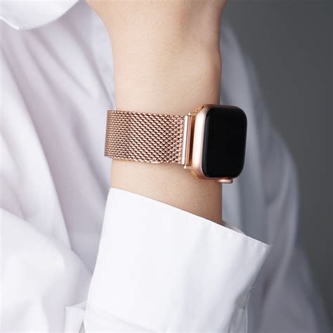 适用苹果手表表带iwatch ultra两节金属不锈钢时尚米兰尼斯带表壳 阿里巴巴