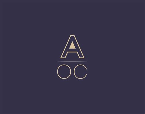 AOC Letter Logo Design Modern Minimalist Vector Images 19584771 Vector Art At Vecteezy