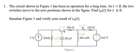 SOLVED Simulate Figure Only Using LTSpice The Circuit Shown In Figure Has Been In