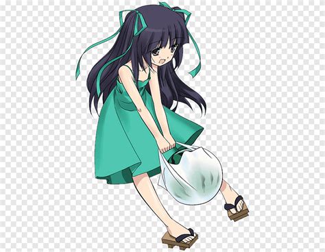 كارتون مانغاكا ، أنمي لعبة شعر أسود Png