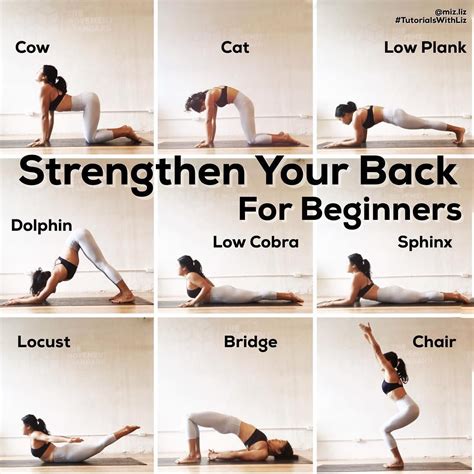 Strengthen Your Back ~ All Of These Poses Are Great For Beginners To