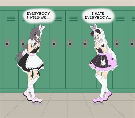 The Duality Of Shy Girls By Picklepiecow On Deviantart