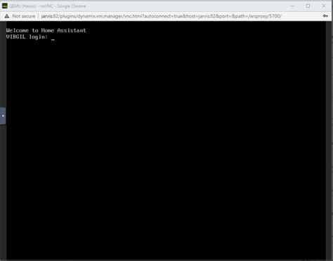 Home Assistance Vm Stuck At Login Assistant Community