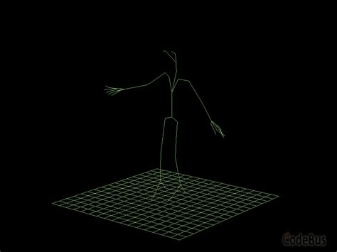 播放 Bvh 运动捕捉动画文件 Codebus