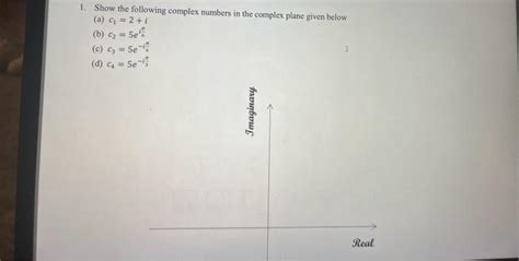 solved 2 use euler s notation and express complex numbers