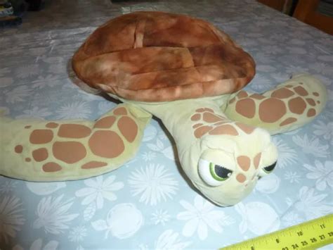 Disney Store Finding Nemo Crush Plush Soft Toy Turtle Stamped Rare £1499 Picclick Uk