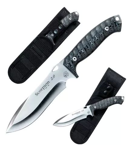 Cuchillo Español Jandv Scorpion 20 Micarta Funda Cordura Mercadolibre