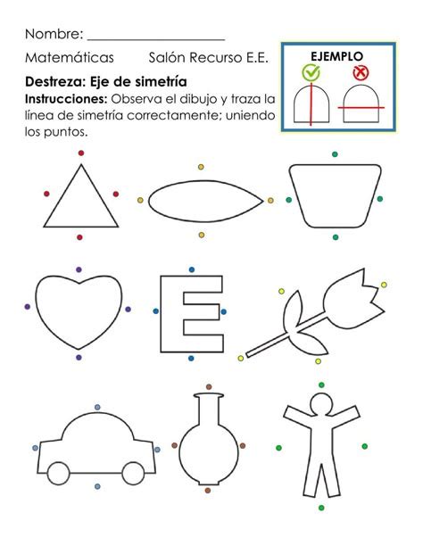 Ejes De Simetria Actividades Primaria