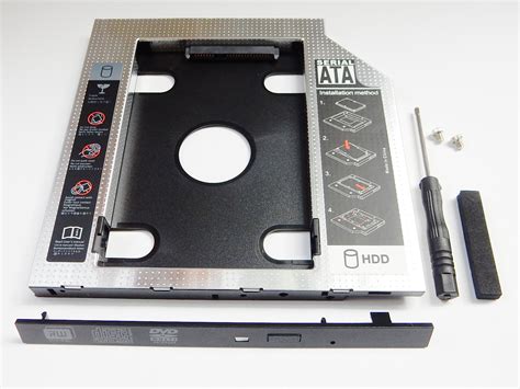 Купить Переходник адаптер для установки Hdd Ssd 2 5 вместо Dvd привода в ноутбук высота 9 5