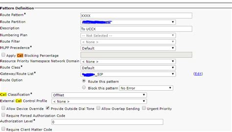 Route Patterns In Cucm Cisco Community