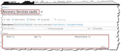 Recovery Services Vault Cannot Be Deleted Azure Lessons
