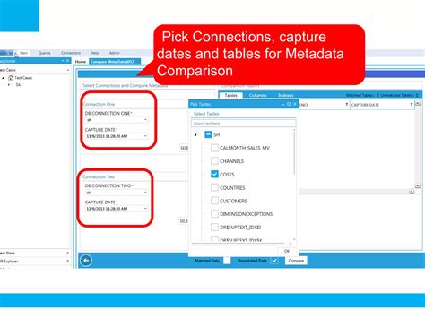 Etl Validator Metadata Comparison Test Plan Pptx Technology And Computing
