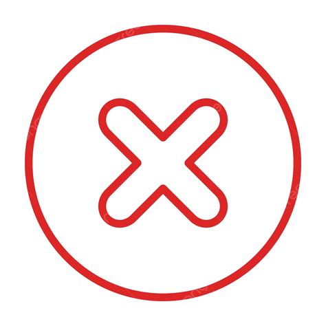 Incorrect Indicators X Marks Rejected Disapproved Negative False Invalid Denied Vector Wrong