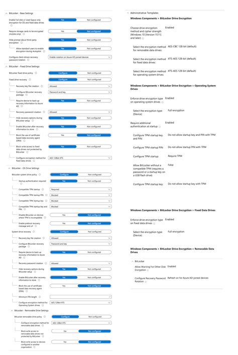 Endpoint Security Disk Encryption Gui Options Updated R Intune
