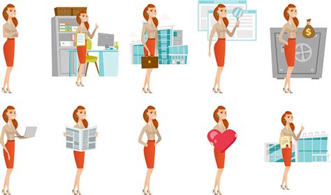 벡터는 일러스트 비즈니스 사람들과 설정 기업 재무와 산업에 대한 스톡 벡터 아트 및 기타 이미지 기업 재무와 산업 돋보기 광학 기기 리더십 Istock