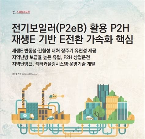 전기보일러p2eb 활용 P2h 재생e 기반 E전환 가속화 핵심