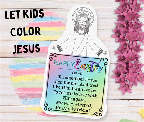 Christ Centered Easter Basket Scavenger Hunt Church Edition Etsy