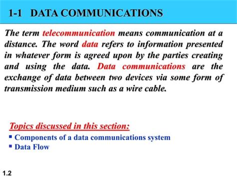 Chapter 1 Introduction Data Communication By Forouzan Ppt Computer Networking Computing