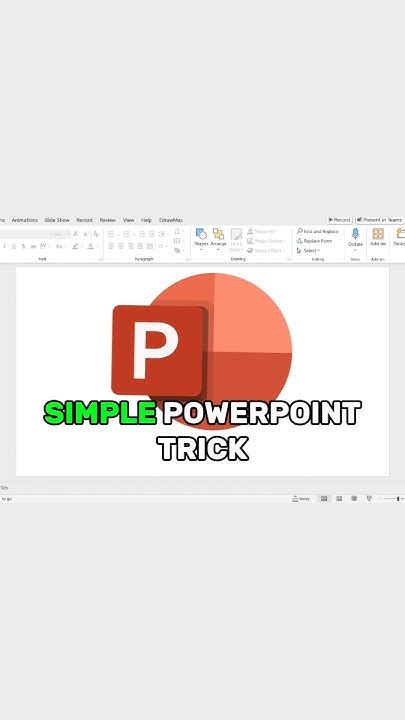 Simple Powerpoint Trick Powerpoint Powerpointpresenation