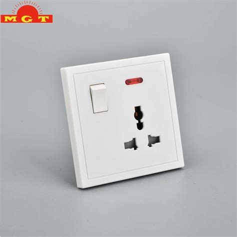 Uk Socket 13a Wall Electrical Power Socket With Indicator Power Socket And Electrical Socket