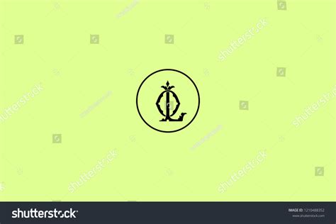 Letter L O Monogram Logo Circle Stock Vector Royalty Free 1210488352 Shutterstock
