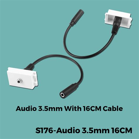 Hdmi Audio Vga 3 0 Usb Wall Socket Module With Elbow Type And 16cm Cable Lazada