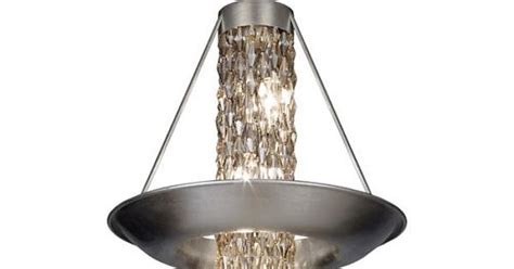 Fine Art Lamps 813640st Celestial Six Light 17 Diameter Foyer Pendant With Metal Rings And