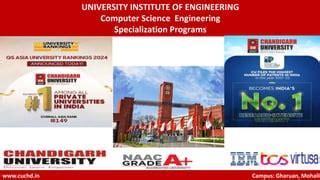 AIT CSE Overview Updated Under Chandigarh University PPTX
