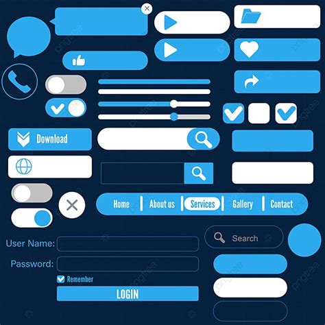 Mobile App Ui Png Image Cool Flat Ui Design Templates For Websites Or Mobile App Or Application