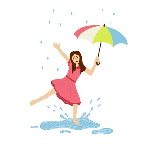 Happy Rain Dance Clipart