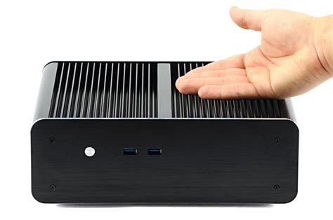 Akasa Maxwell Pro Aluminum Fanless Mini Itx Case Copper Heatpipes Thermal Module Included Quiet