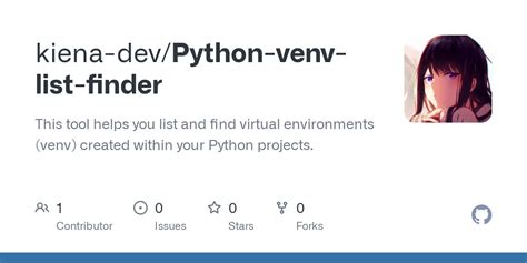 Github Kiena Devpython Venv List Finder This Tool Helps You List