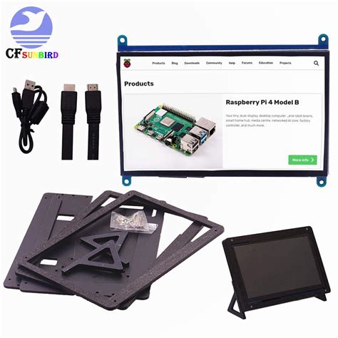 7 Inch Ips Touch Screen For Raspberry Pi 4 1024x600 Capacitive Hdmi Lcd Touchscreen Monitor