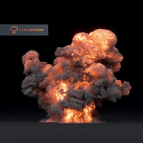 3d Oil Explosion 3d Model Animated Cgtrader