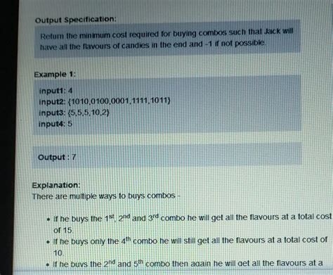 Solved 4 An Array Of N Binary Strings Denoting The