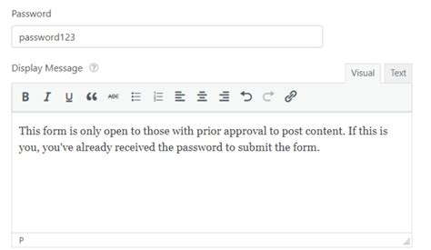 How To Make A Password Protected Form In Wordpress Step By Step