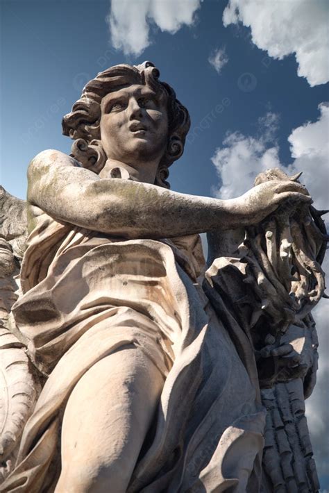 이탈리아 로마 성 천사의 다리에 동상 사진 배경 및 무료 다운로드를위한 그림 Pngtree