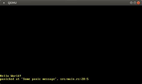 vga text mode writing an os in rust