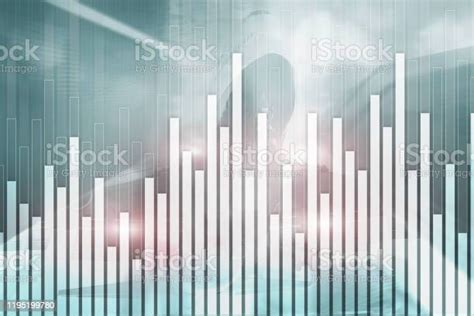 흐릿한 배경에 대한 비즈니스 및 재무 그래프 무역 투자 및 경제 개념 0명에 대한 스톡 사진 및 기타 이미지 0명 개발 경제 Istock