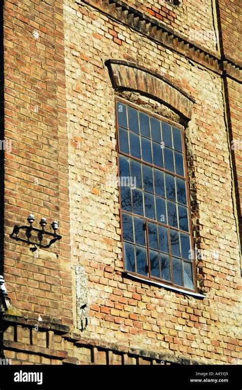 The Window Of An Old Factory Stock Photo Alamy
