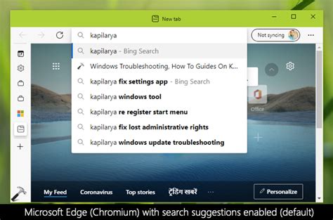 Disable Preload New Tab Page In Microsoft Edge Chromium
