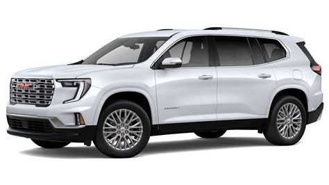 2026 Gmc Acadia Gets New Glacier White Color First Look