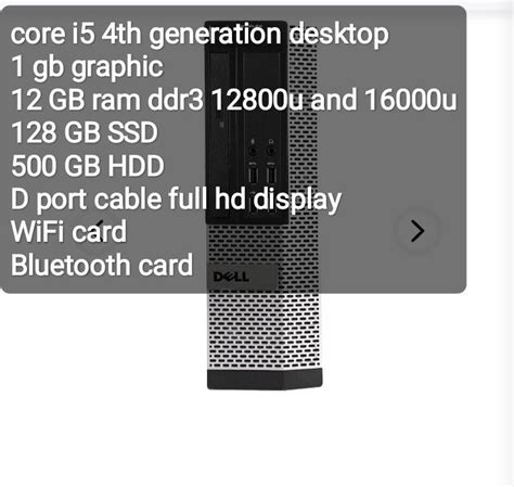 Core I5 4th Generation Games And Window Installated Daraz Pk