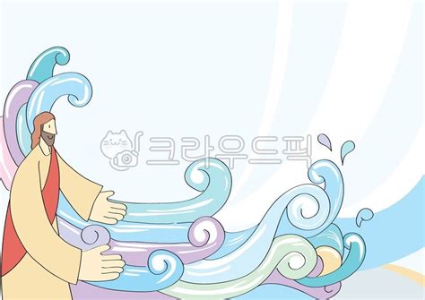 기독교 교회 예수님 프레임 파스텔 사진 이미지 일러스트 캘리그라피 Jin74작가