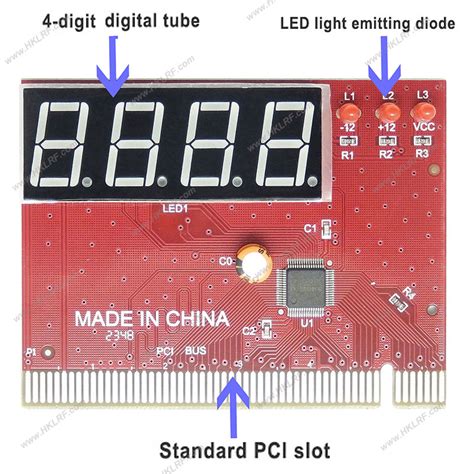 4 Bit Pci Diagnostic Card Motherboard Analyzer Tester