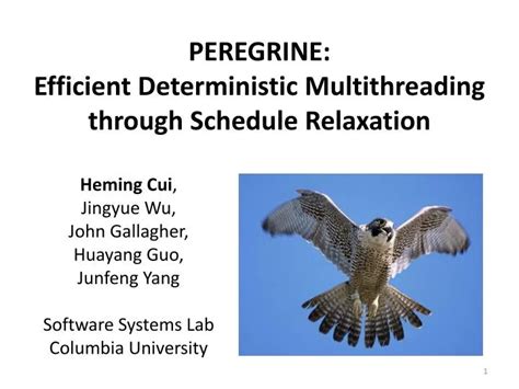 Ppt Peregrine Efficient Deterministic Multithreading Through